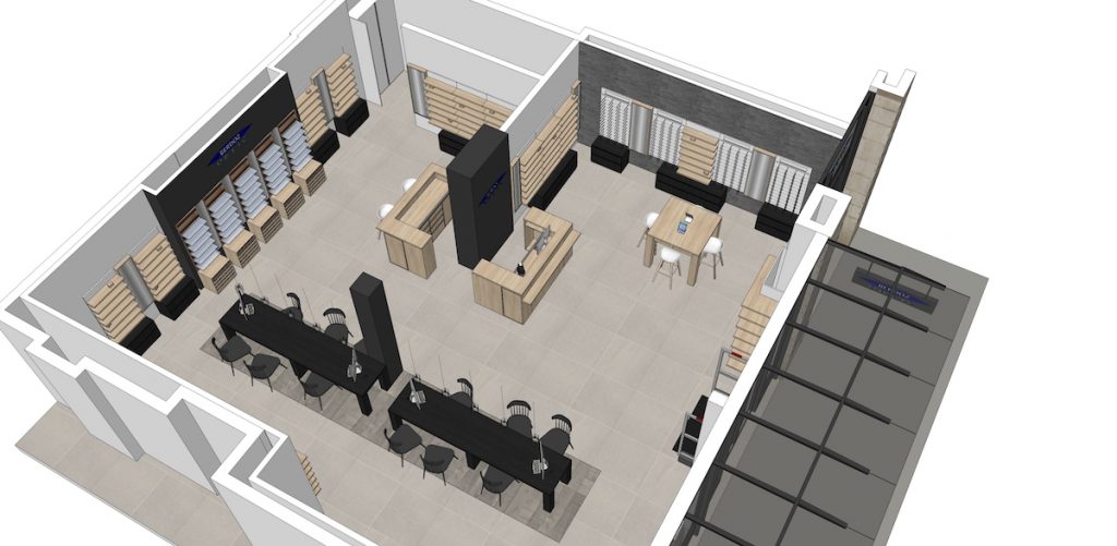 Zoom sur projet : magasin BERDOZ en Suisse | Optic Design