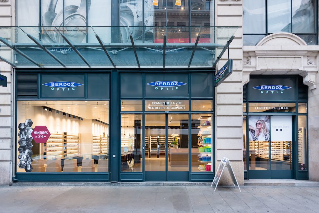 Zoom sur projet : magasin BERDOZ en Suisse | Optic Design